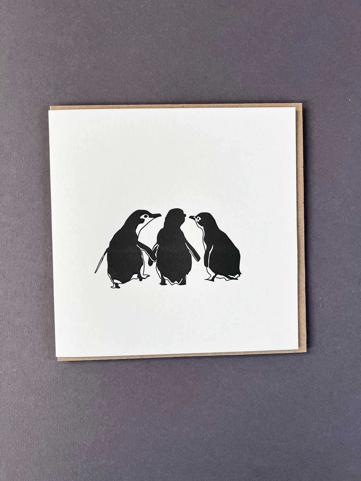 Brothers and Sisters Letterpress Card – Penguin Ink Ltd